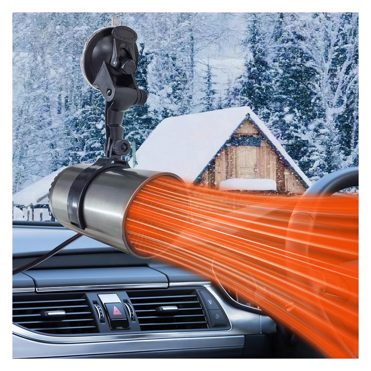 Amazon.com: Car Heater, 2-in-1 Windshield Defogger and Defroster That ...
