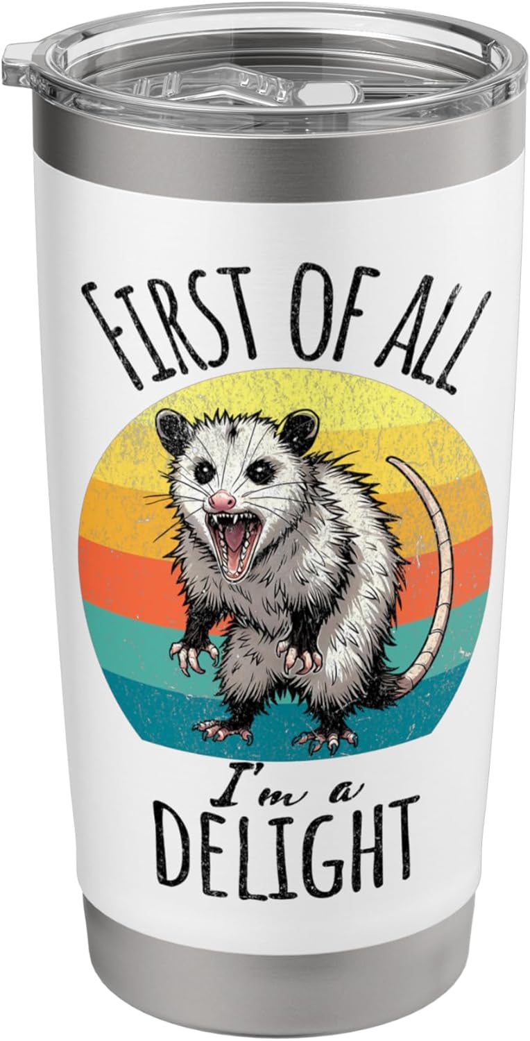 Amazon.com | First of All I'm A Delight Hissing Angry Possum Opossum ...