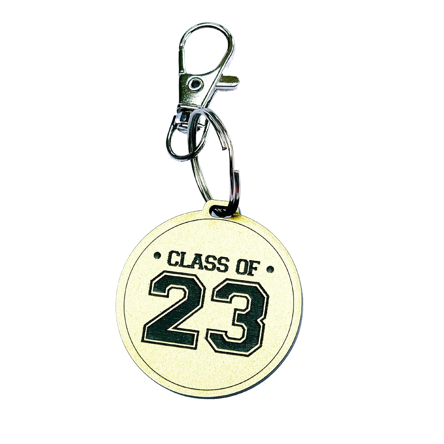 Class of 23 Keyring, School Leavers Keyring, End of School Gift, Gold ...