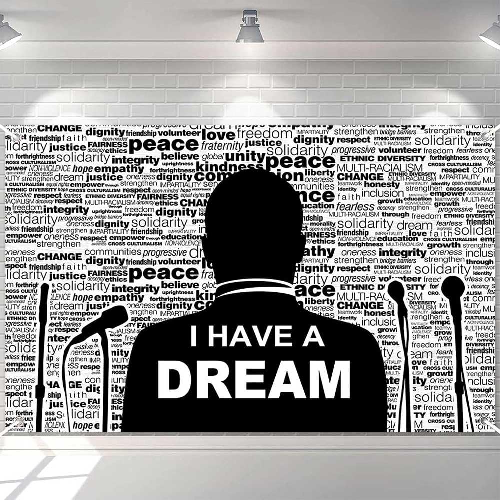 Amazon.com : Ticuenicoa Martin Luther King Jr. Backdrop Banner - I Have ...
