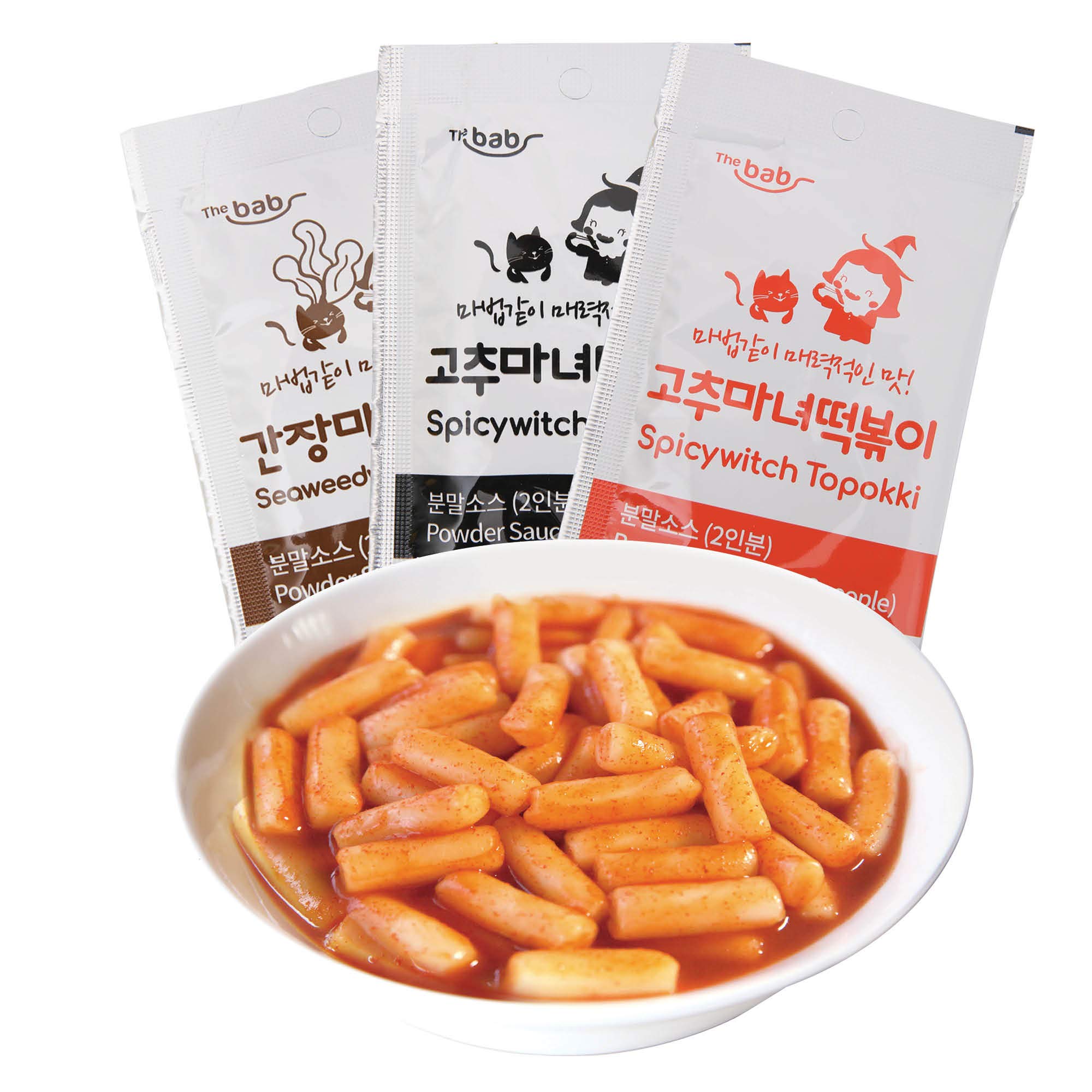 Pack Of 3 Thebab Topokki Powder Korean Tteokbokki Snack Rice ...