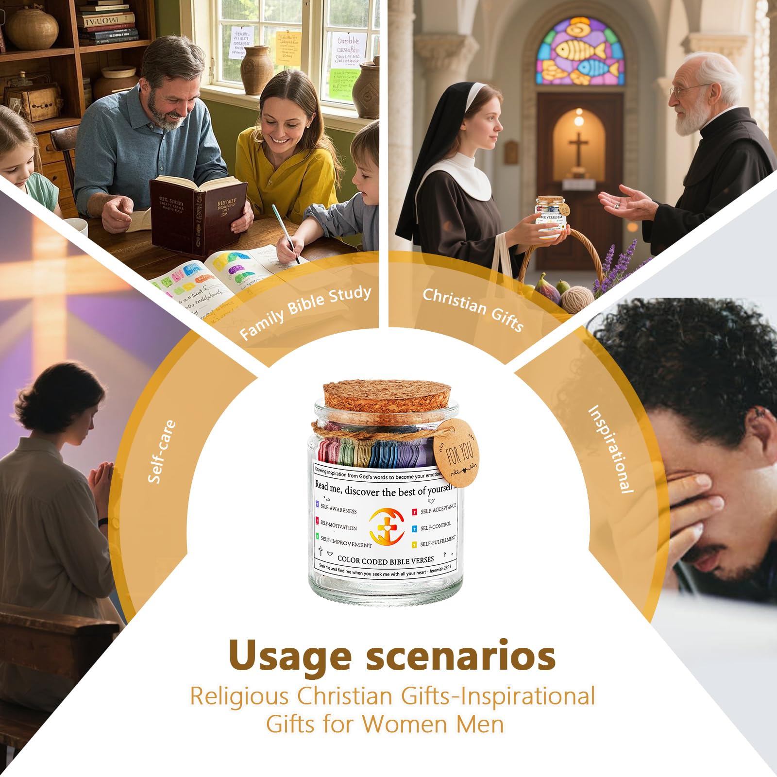 Snapklik.com : Prayer Cards Bible Verse Jar,Spiritual Christian Baptism ...