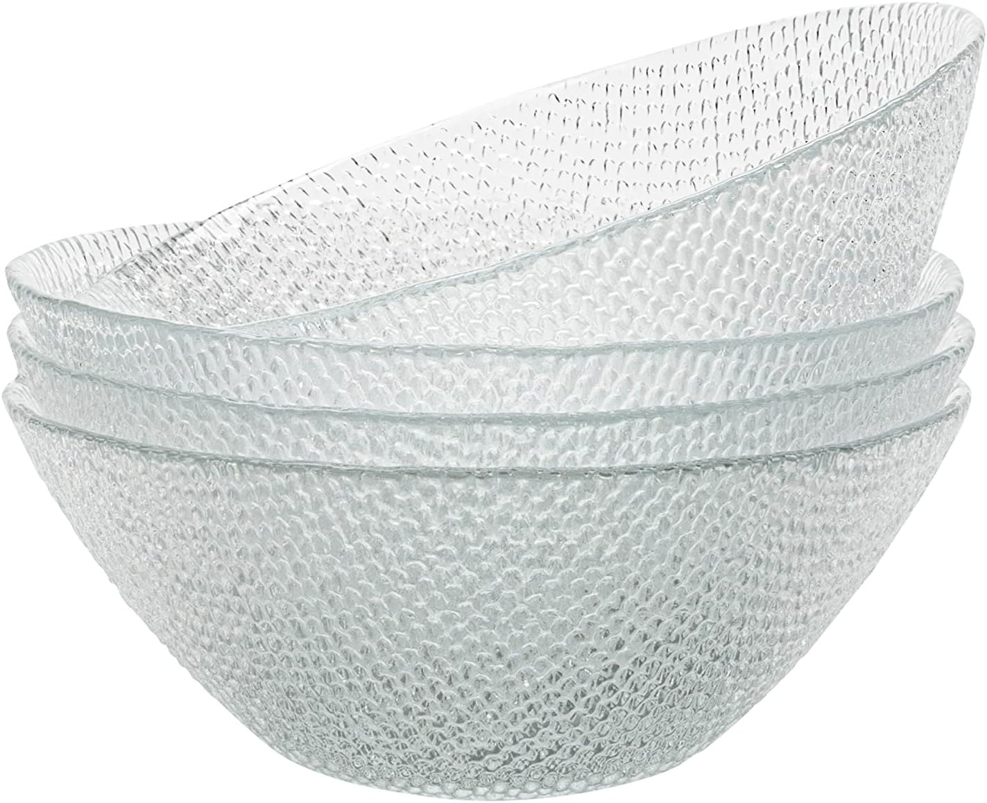 Amazon.com: Godinger Dublin Crystal Bowl Set - 6", Set of 4 Bowls ...