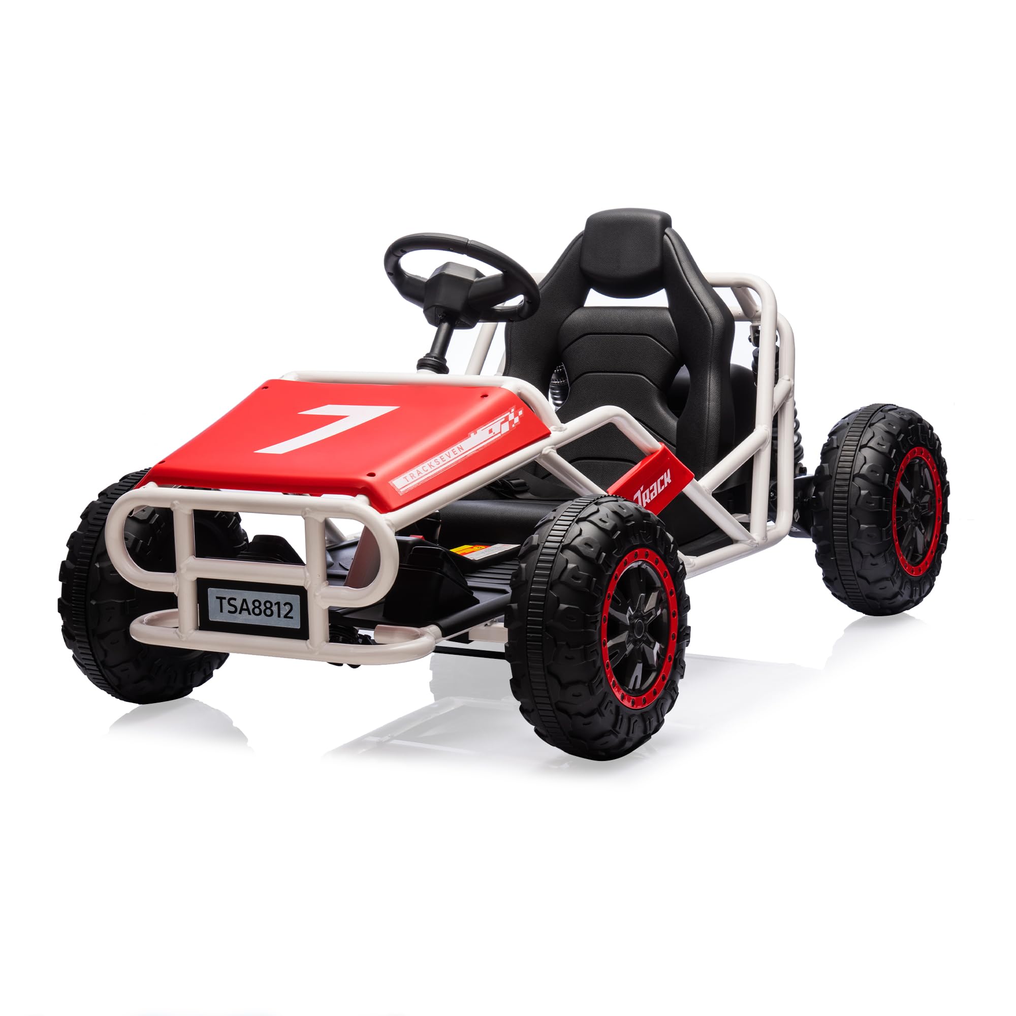 Amazon.com: NEWWARE 24V Kids Electric Go Kart Outdoor Ride on Car Toys ...