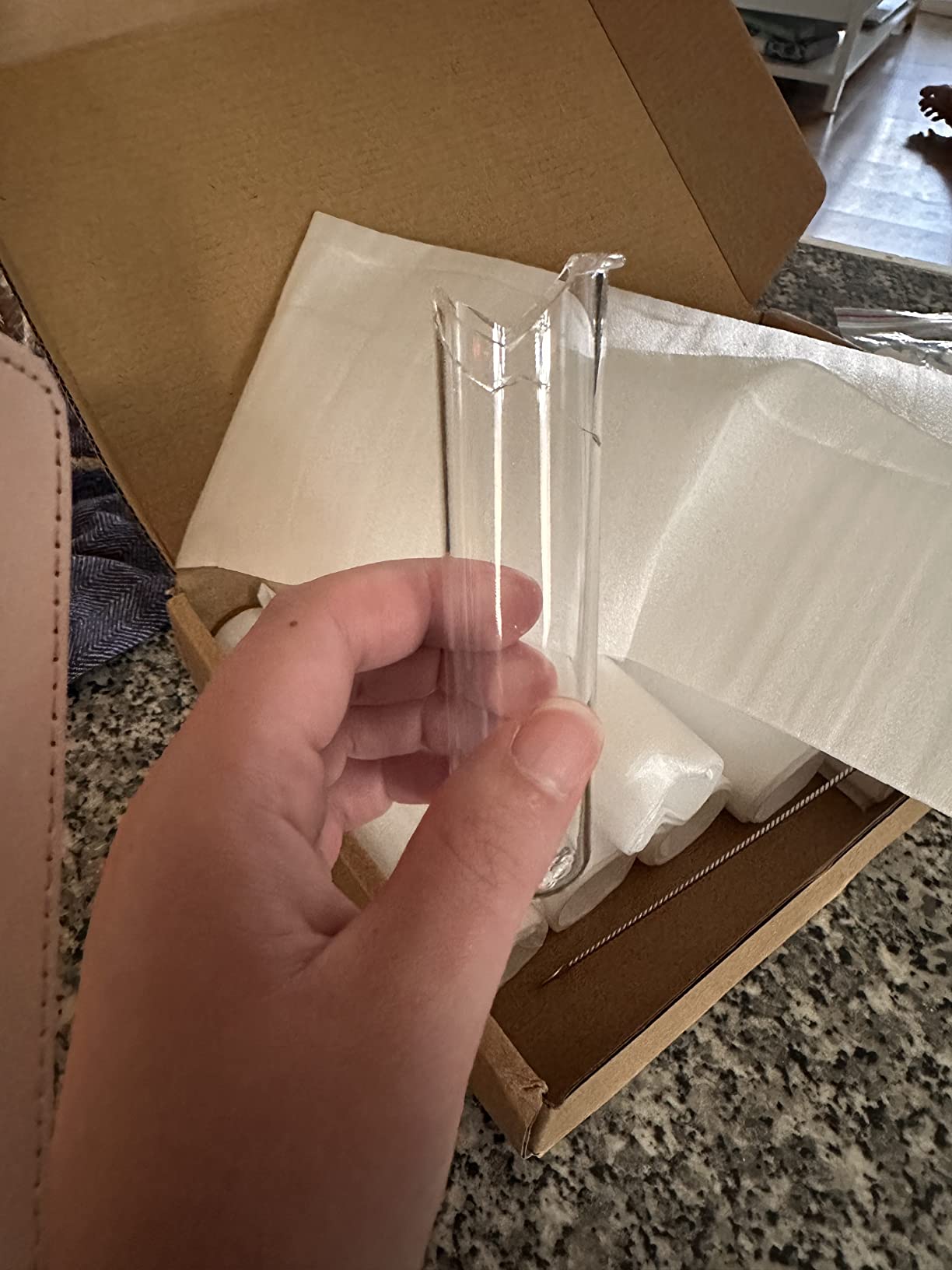 Maghat Wall Hanging Planter Terrarium with Wooden Stand, 3 Tiered ...