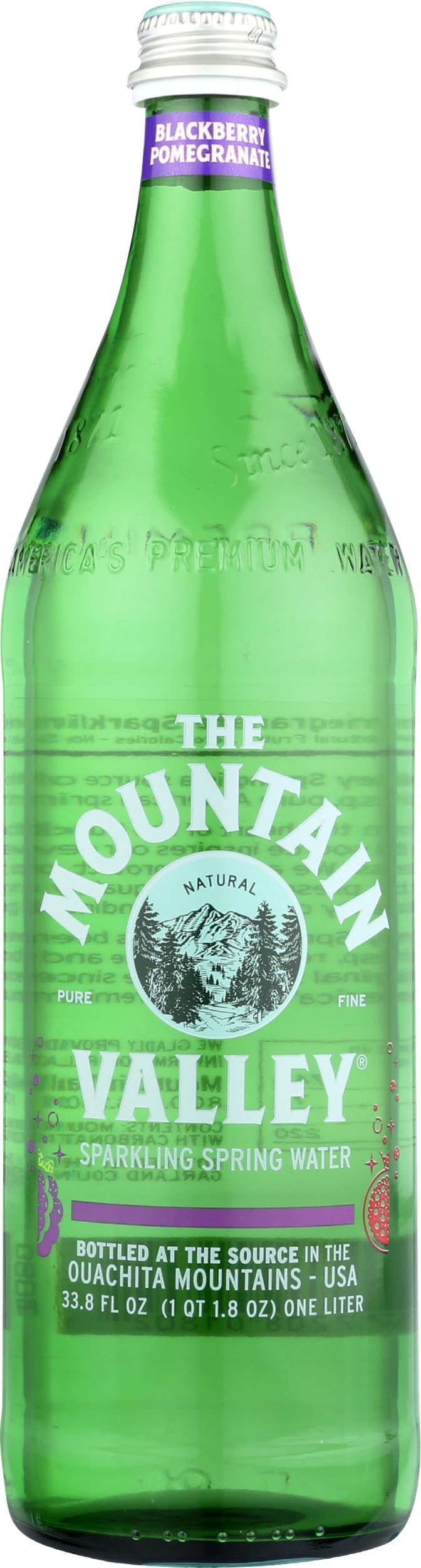 Amazon.com: Mountain Valley Spring Water, 1.5 Liter Flat Cap Pet Bottle ...