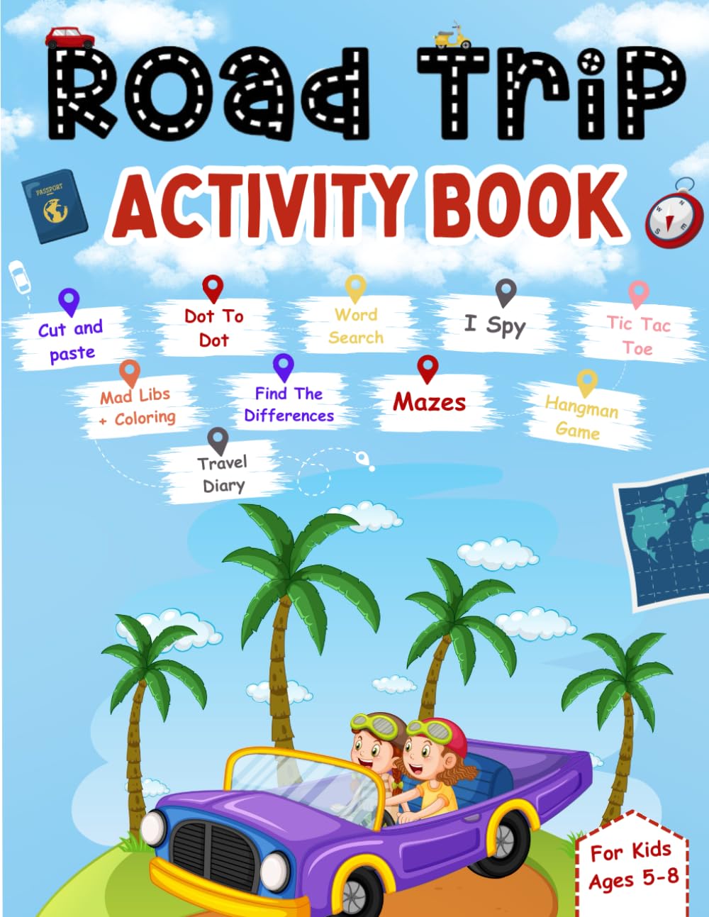 Road Trip Kids Activity Book: Davis, C: 9798322350248: Amazon.com: Books