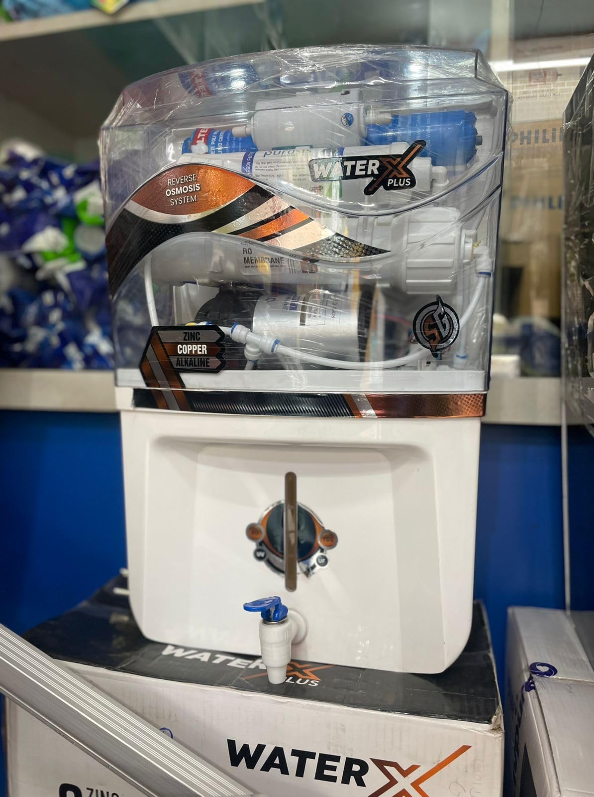 Water X Plus Water Purifier, RO + UF TDS Mineraliser 10L : Amazon.in ...