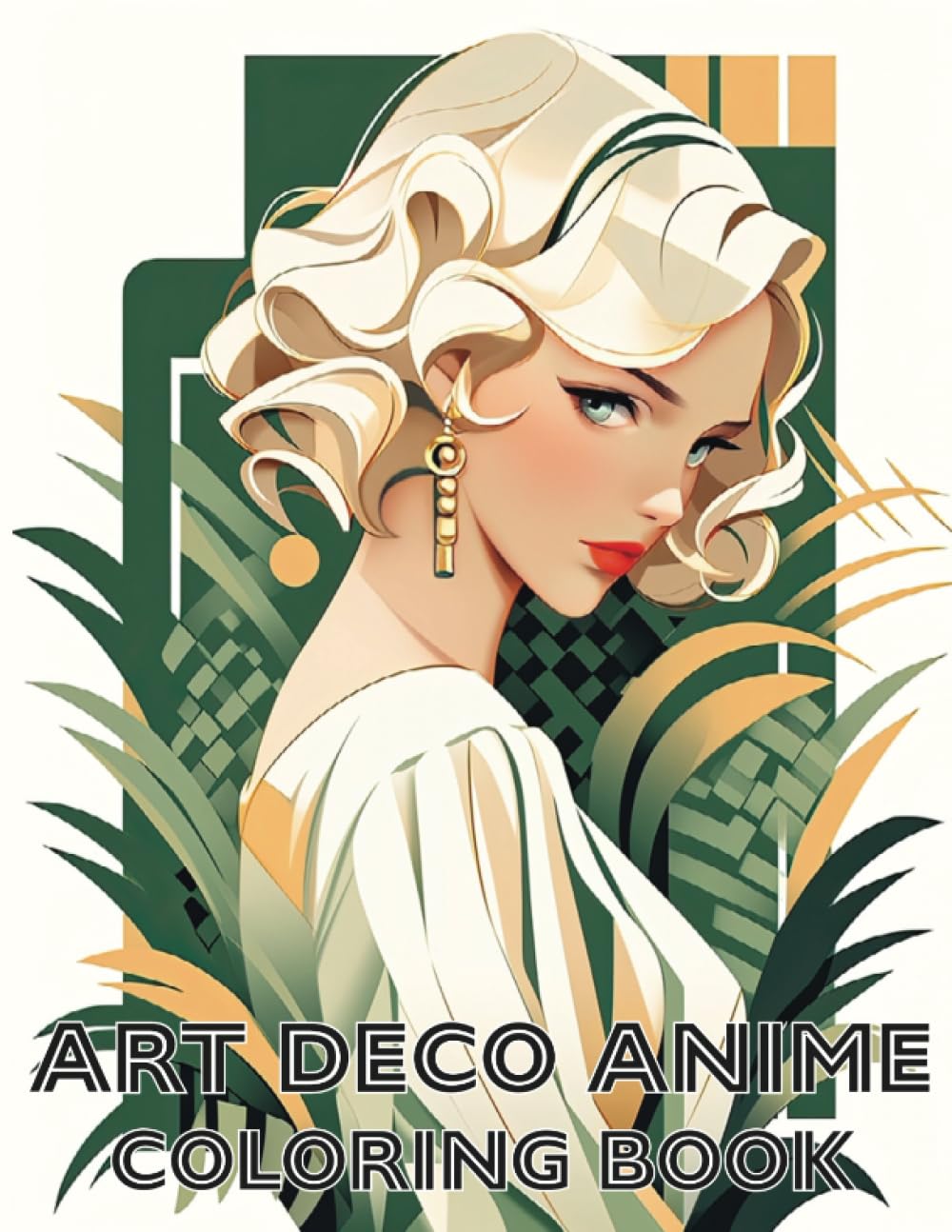 Amazon.com: Art Deco Anime: Coloring Book: Over 50 Unique Fusion ...