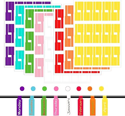 Amazon.com : 240 PCS Cable Labels Cord Labels 8 Color Labels Wire ...