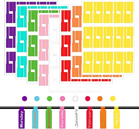 Amazon.com : 240 PCS Cable Labels Cord Labels 8 Color Labels Wire ...