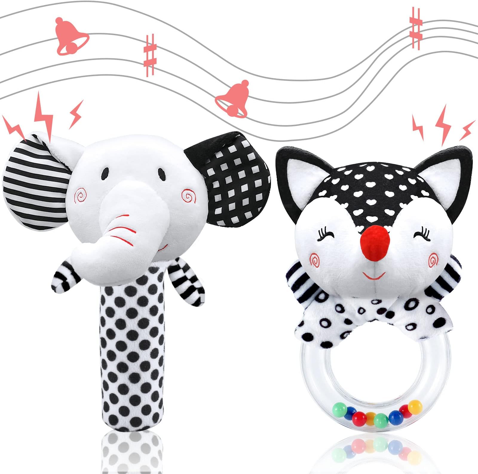 Amazon.com : Sassy Ring Rattle | Developmental Baby Toy for Early ...