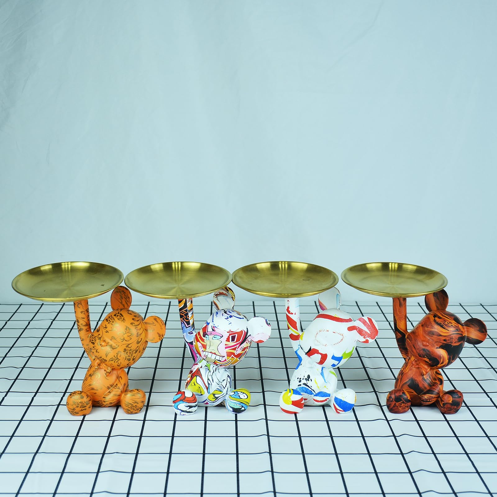 Snapklik.com : Coniuty Bear Holding Storage Tray, Decorative Bear ...