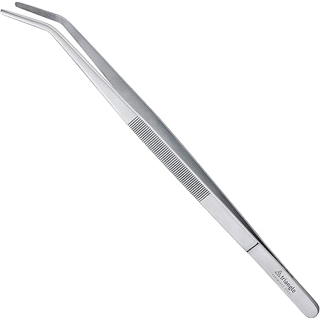 Amazon.com: triangle Cranked Chef's Tweezers, Premium Stainless Steel ...