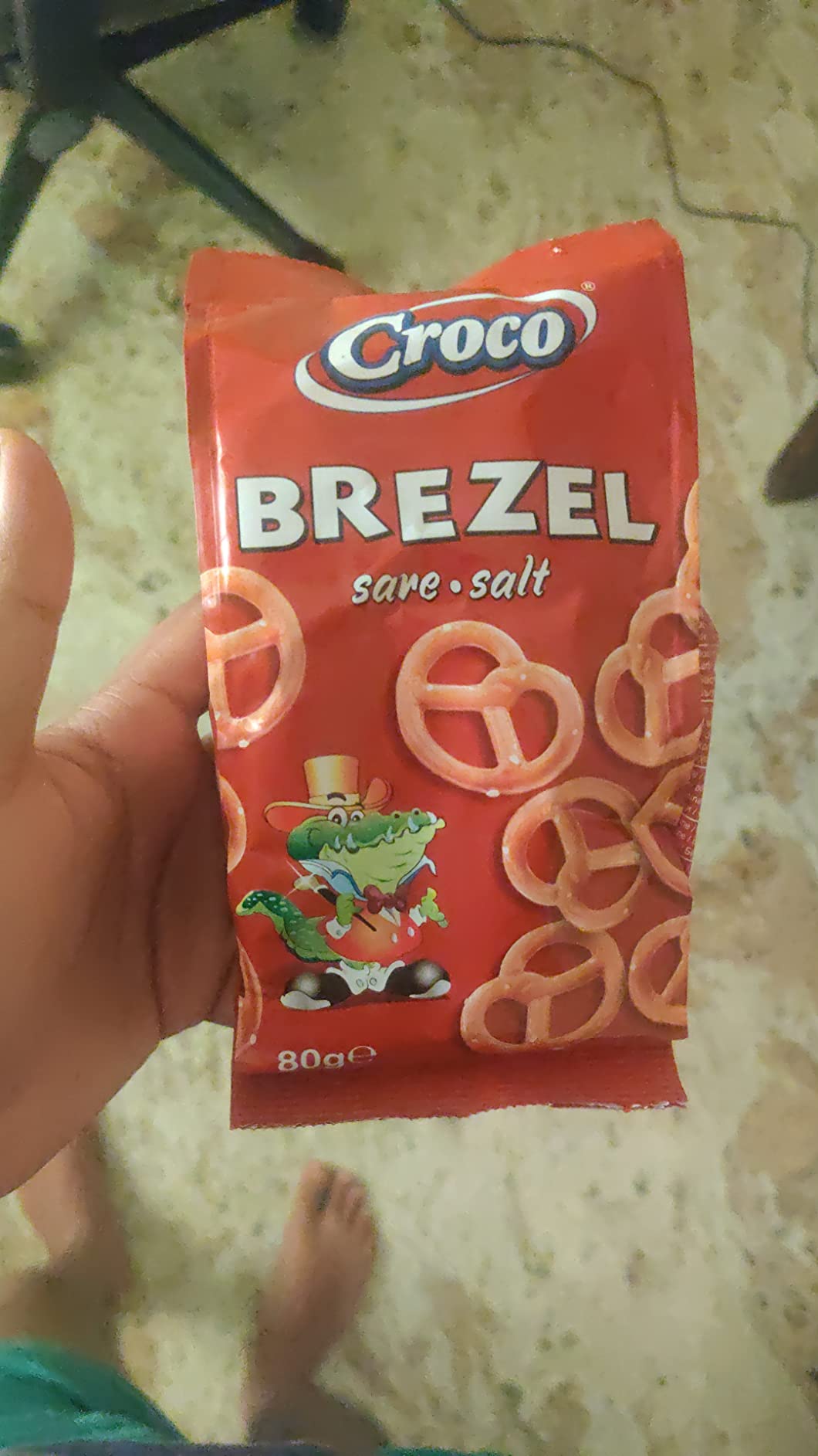 Croco Snacks Salted Brezel, 80 g : Amazon.in: Grocery & Gourmet Foods