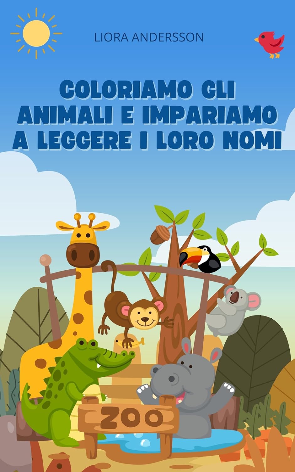 COLORIAMO GLI ANIMALI E IMPARIAMO A LEGGERE I LORO NOMI eBook ...