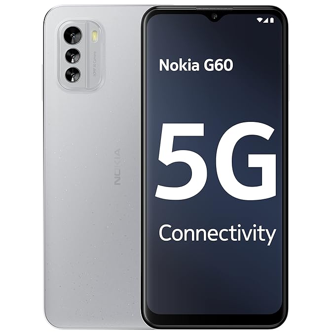 Nokia G60 5G with 6.58”, 120Hz Refresh Rate Display, 50MP Triple AI ...