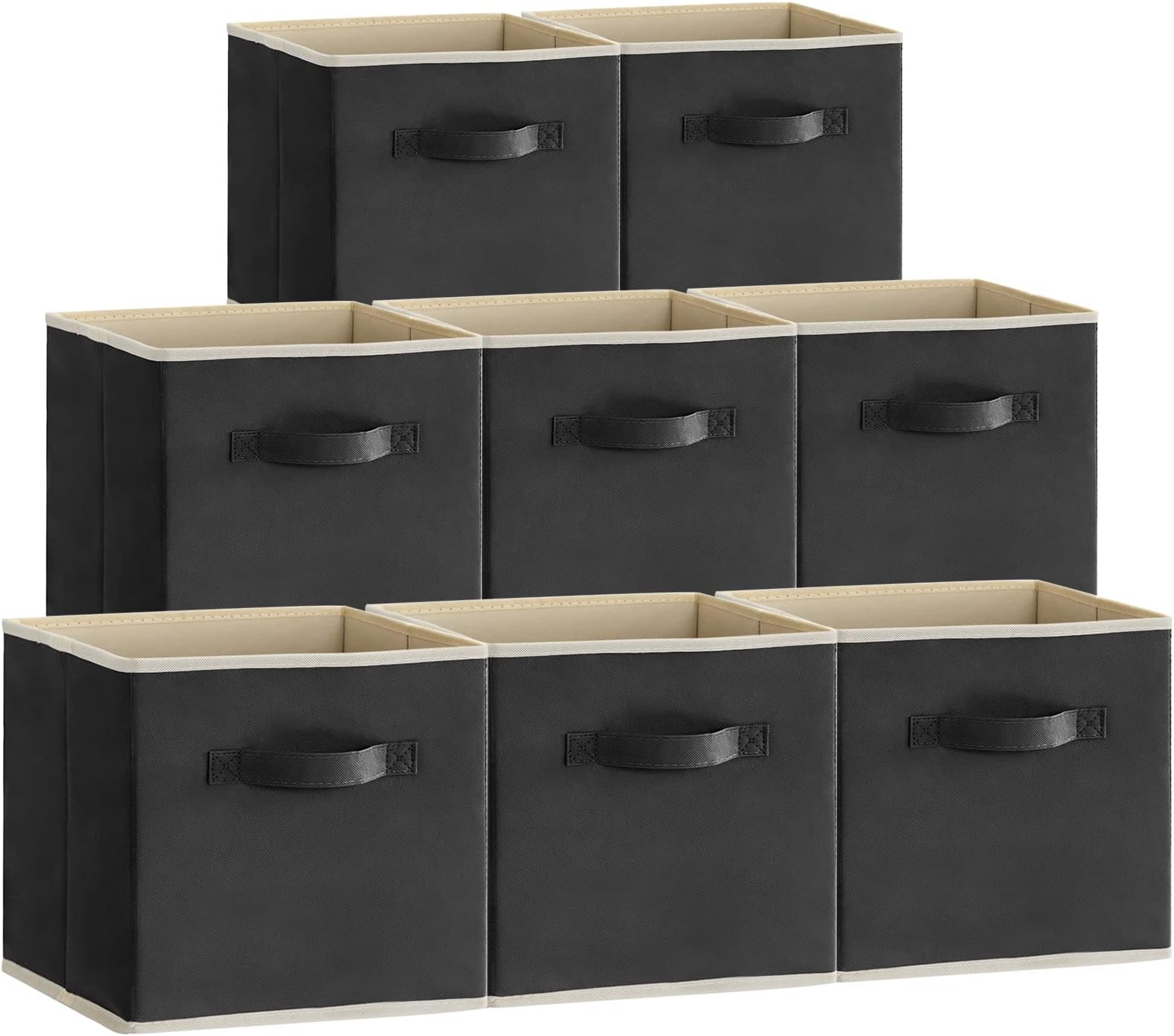 Amazon.com: Bblina Slim Storage Baskets, Small Plastic Organizing Bins ...