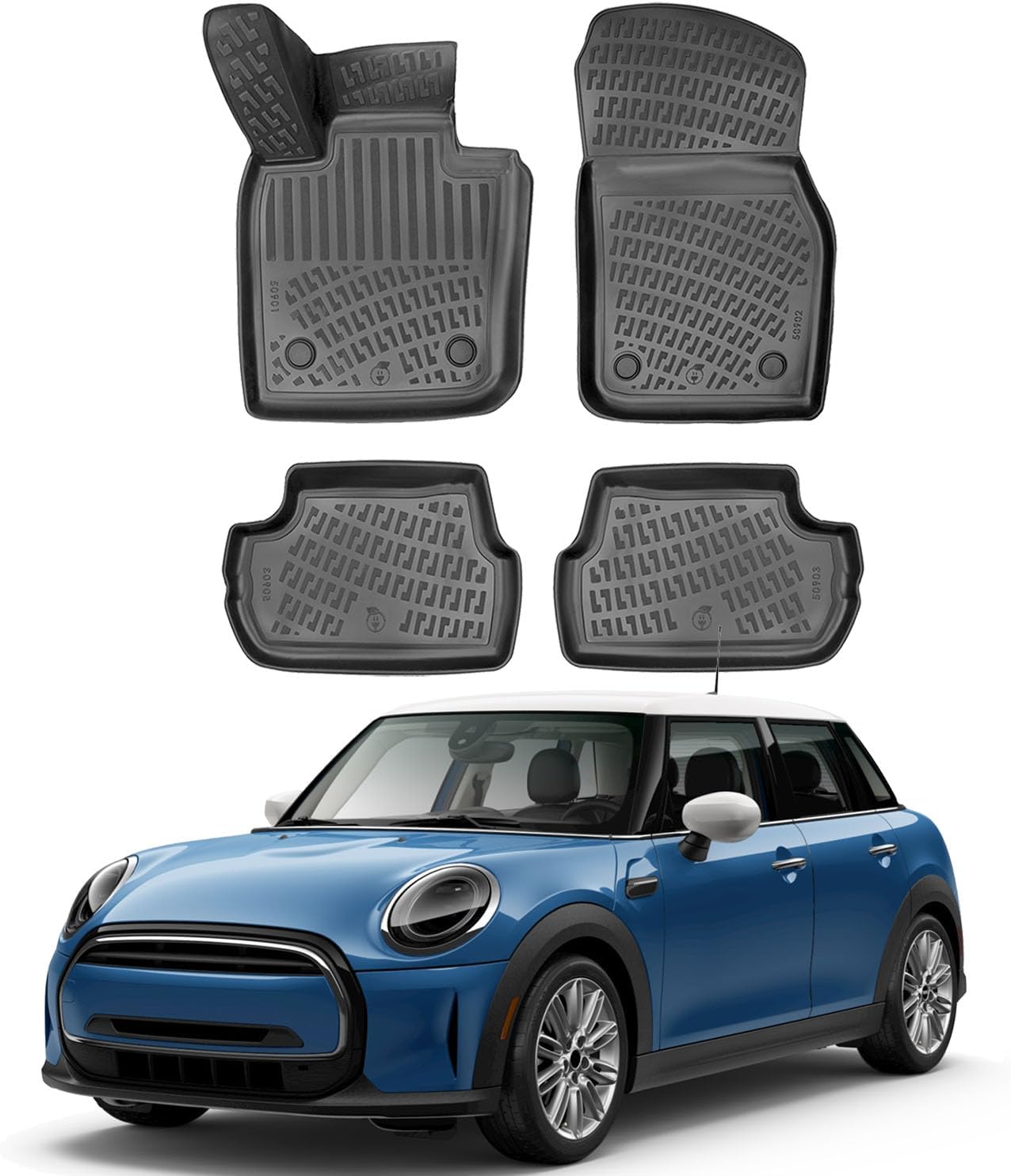 Amazon.com: Car Floor Mats Liner Fits Mini Electric Cooper SE (F56 ...