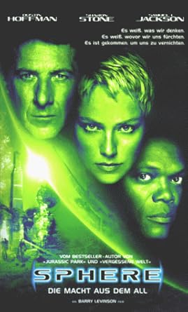 Amazon.com: Sphere [VHS] : Dustin Hoffman, Sharon Stone, Samuel L ...