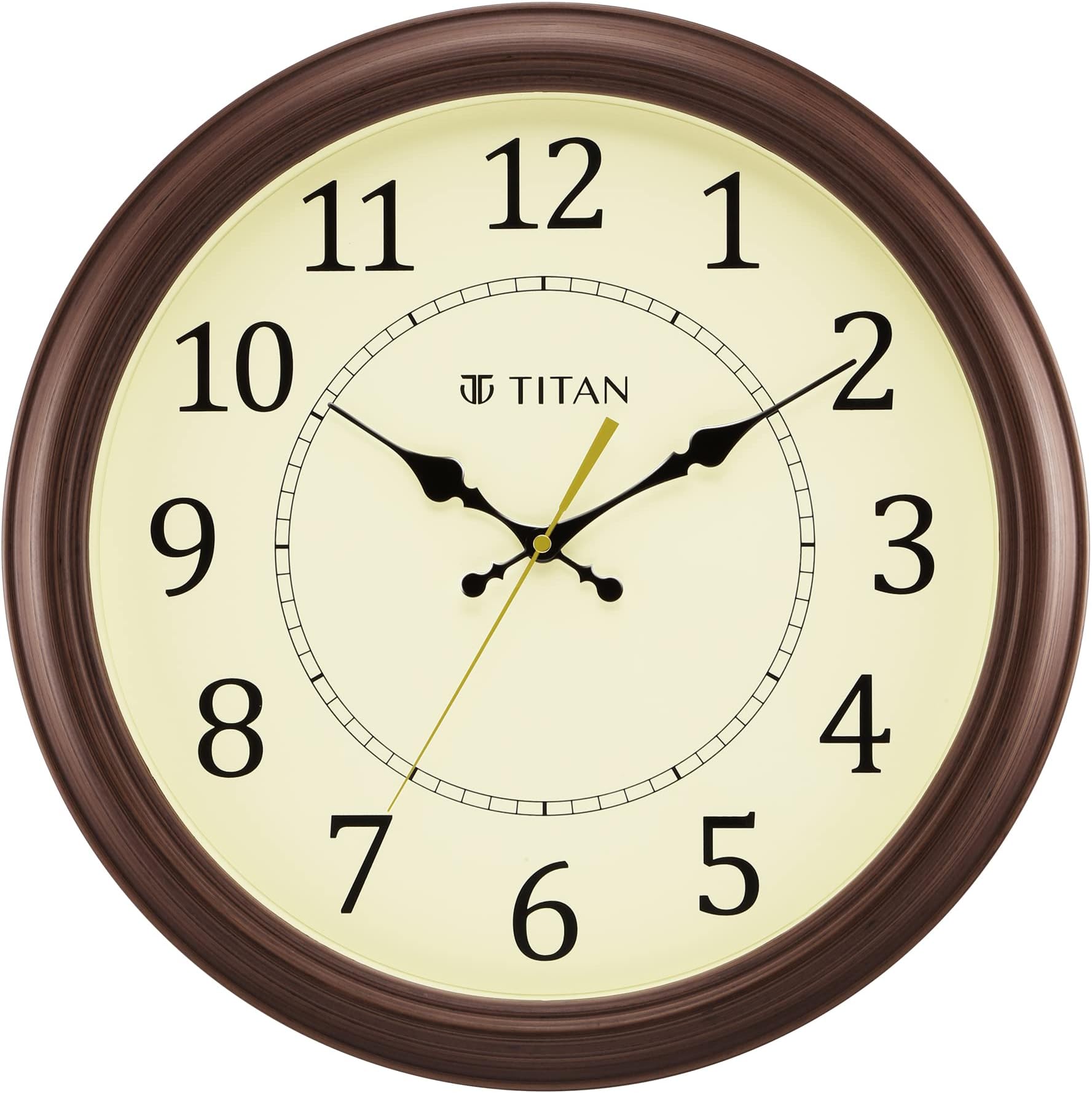 Buy Ajanta Plastic Abstract Round Analog Wall Clock (40.5 Cm X 40.5 Cm ...