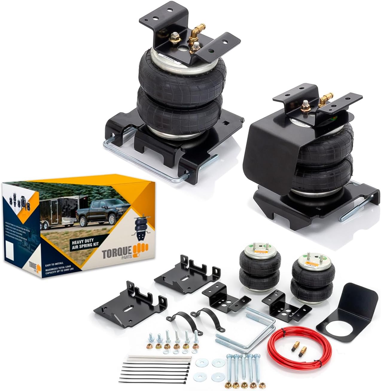 Amazon.com: TORQUE Airbag Air Bag Suspension Kit for 2001-2010 ...