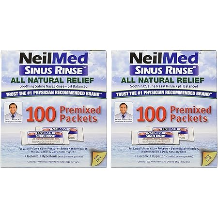 Amazon.com: NeilMed Sinus Rinse All Natural Relief Premixed Refill ...