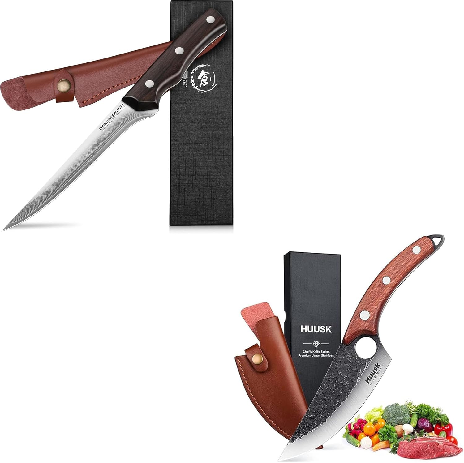 Amazon.com: Boning Knife for Meat Cutting Japanese High Carbon Steel ...