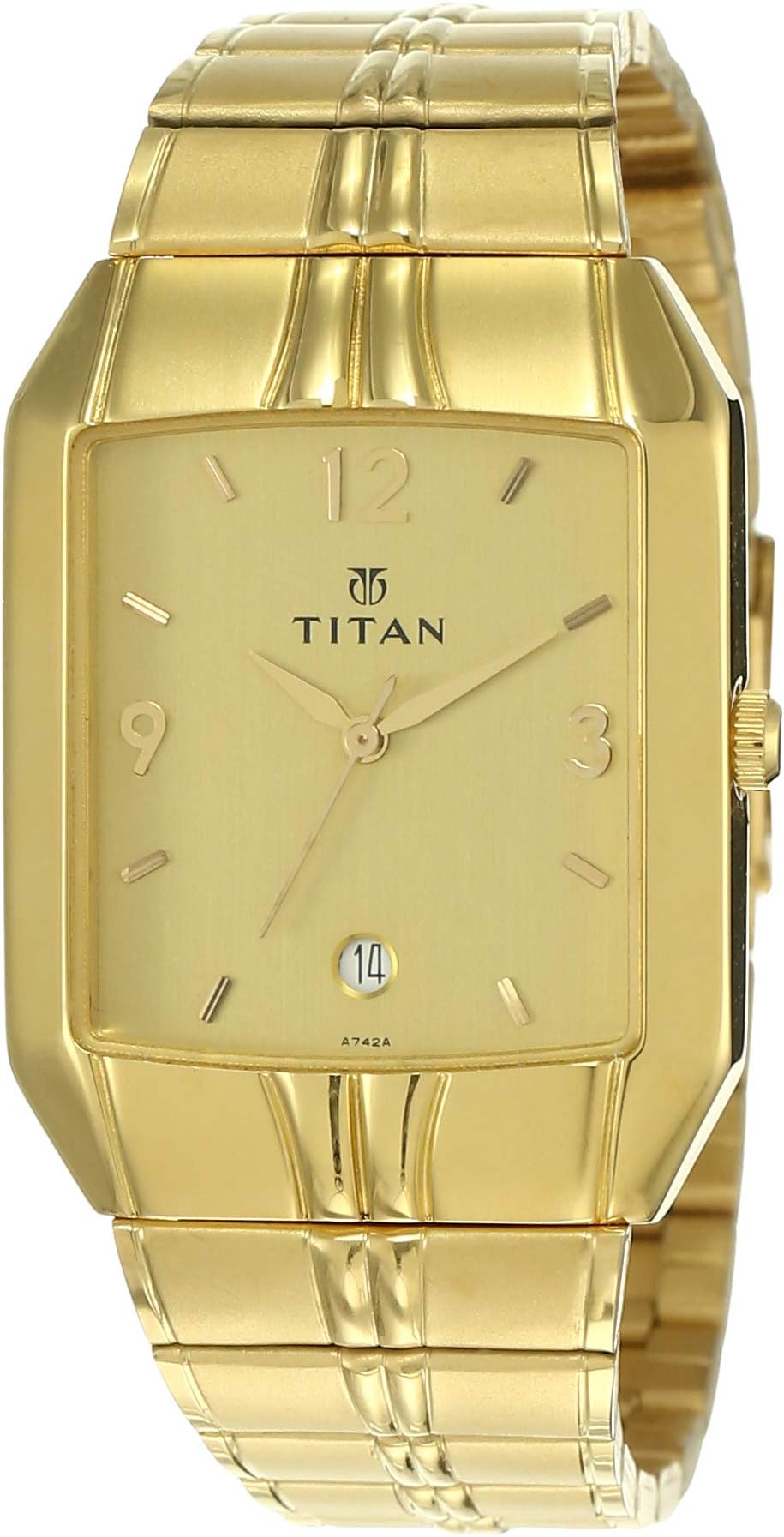 Titan Karishma analog Gold Dial Men's Watch NM9264YM02/NN9264YM02 ...