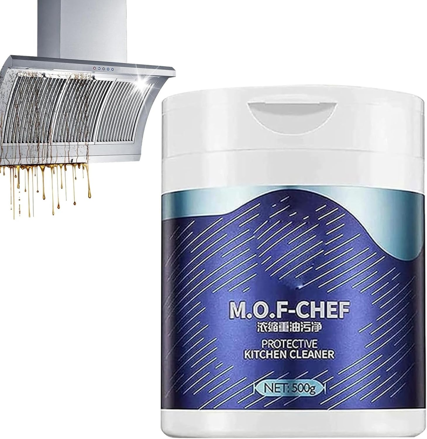 Amazon.com: TTYRBF M.O.F-CHEF Protective Kitchen Cleaner, Heavy Kitchen ...