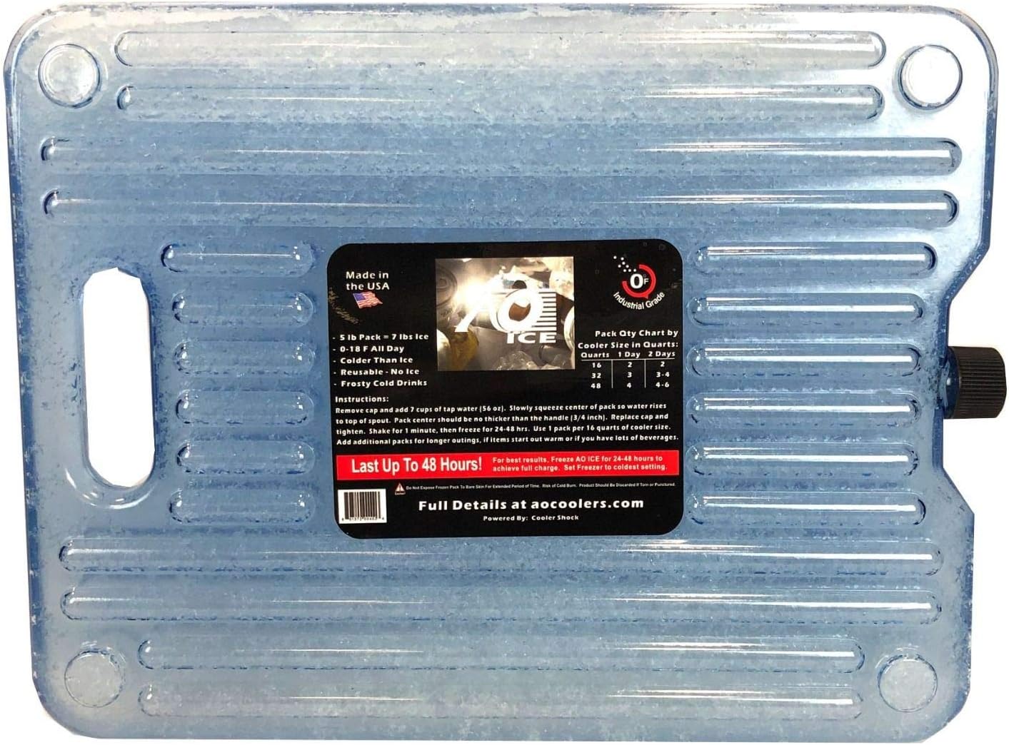 Amazon.com : AO Coolers Reusable Ice Pack, 5 pounds, AOICE : Sports ...