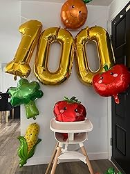 Amazon.com: Gaint Fruit Vegetable Balloons Cute Strawberry Grape Banana ...