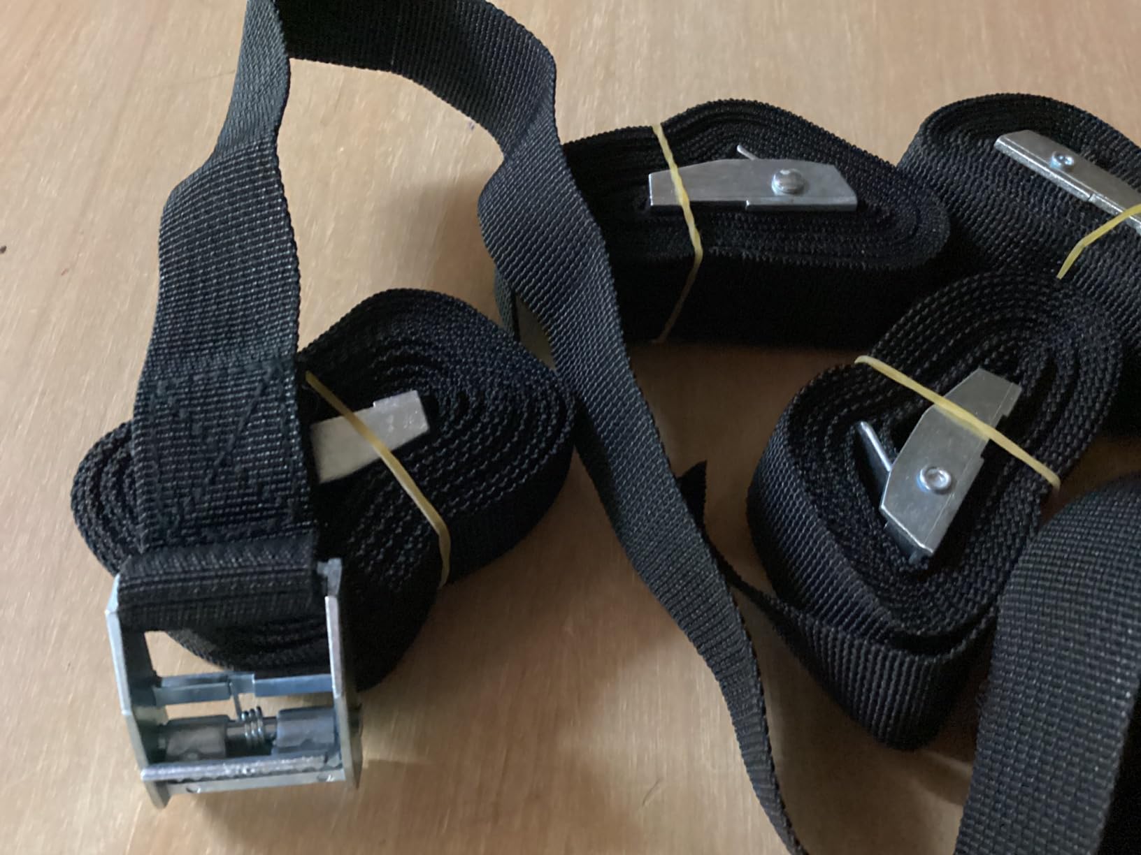 6 Pack Lashing Strap,2.5cm x 2m Heavy Duty Tensioning Belts, Battery ...