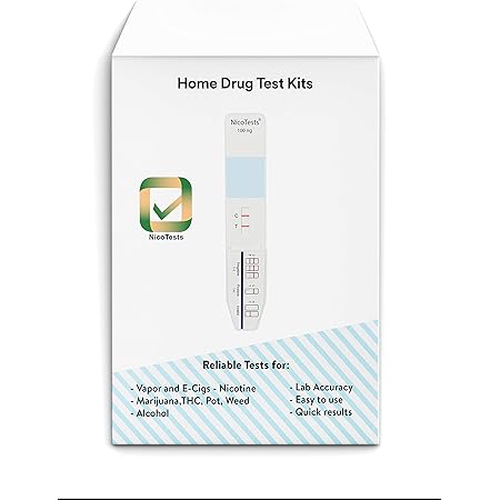 Saliva Nicotine Smoking Test 5-Pack by NicoTests® : Industrial & Scientific