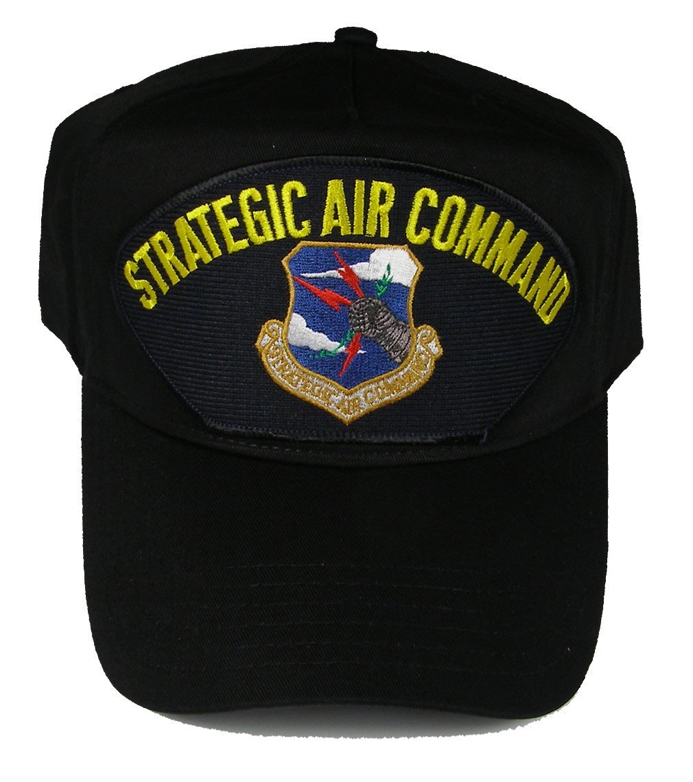Amazon.com: Strategic AIR Command HAT with SAC Shield - Black - Veteran ...