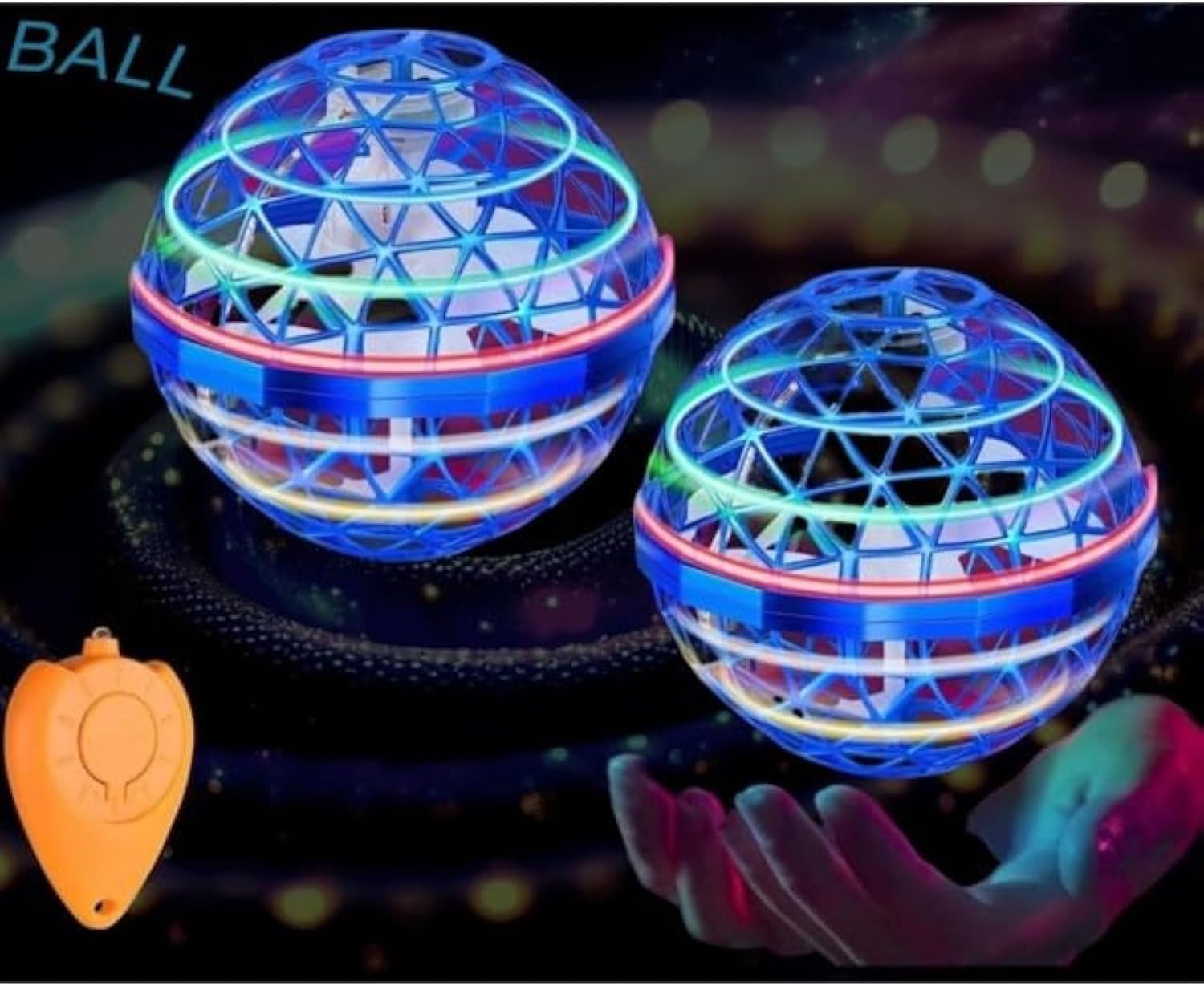 2pcs Flying Ball Spinner With Control Remote Set, Flying Ball Spinner ...