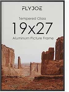 Amazon.com - FLYJOE 19x27 Metal Picture Frame - Black Aluminum Picture ...