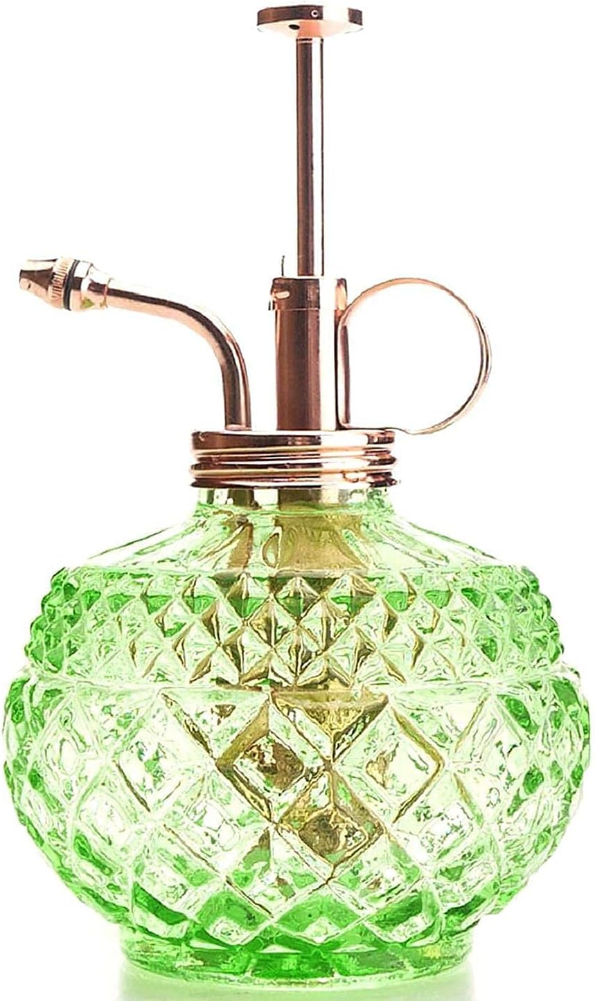 Amazon.com : Purism Style Plant Mister- Green Color Glass Bottle ...