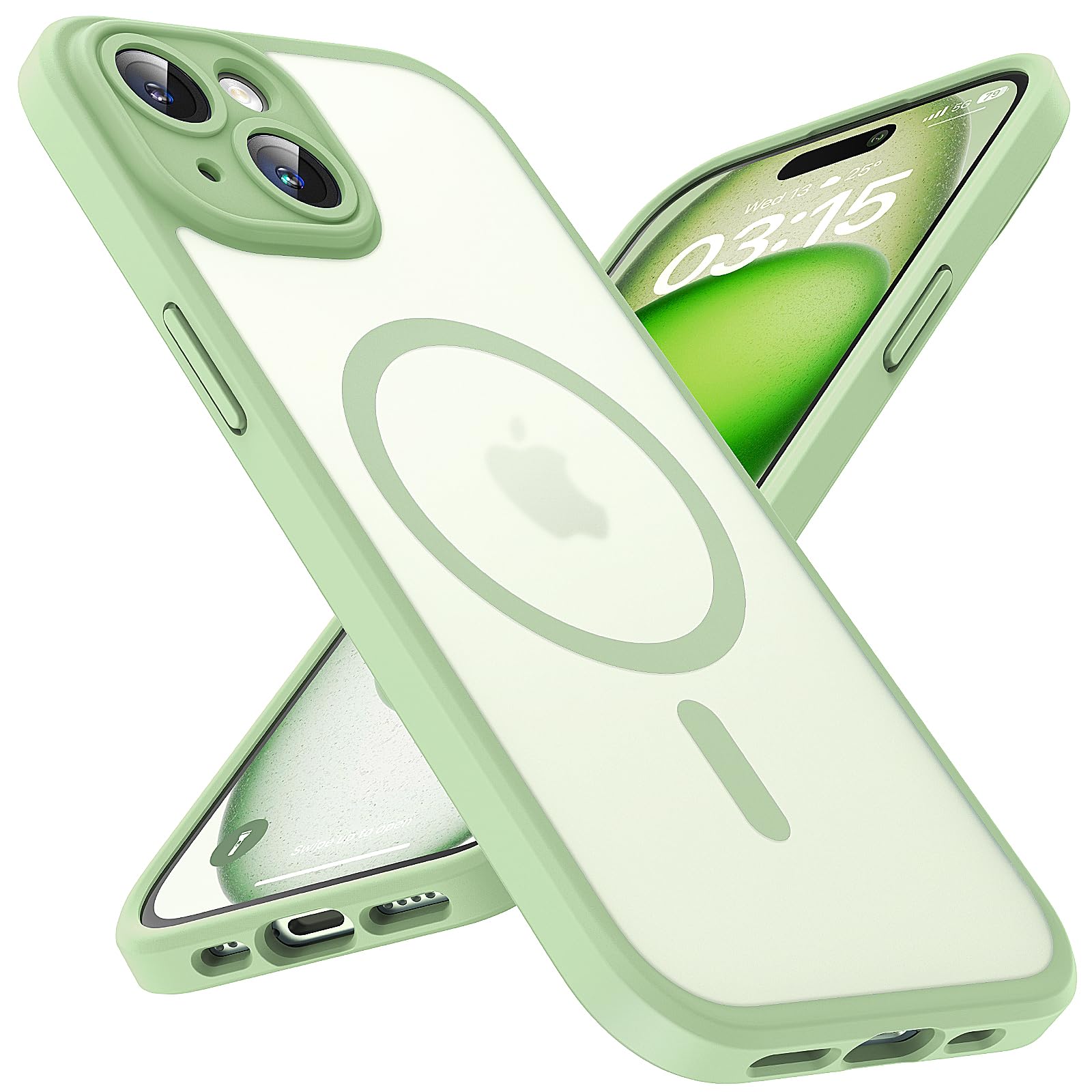 Amazon.com: TOCOL Magnetic for iPhone 15 Case, Upgraded Full Camera ...