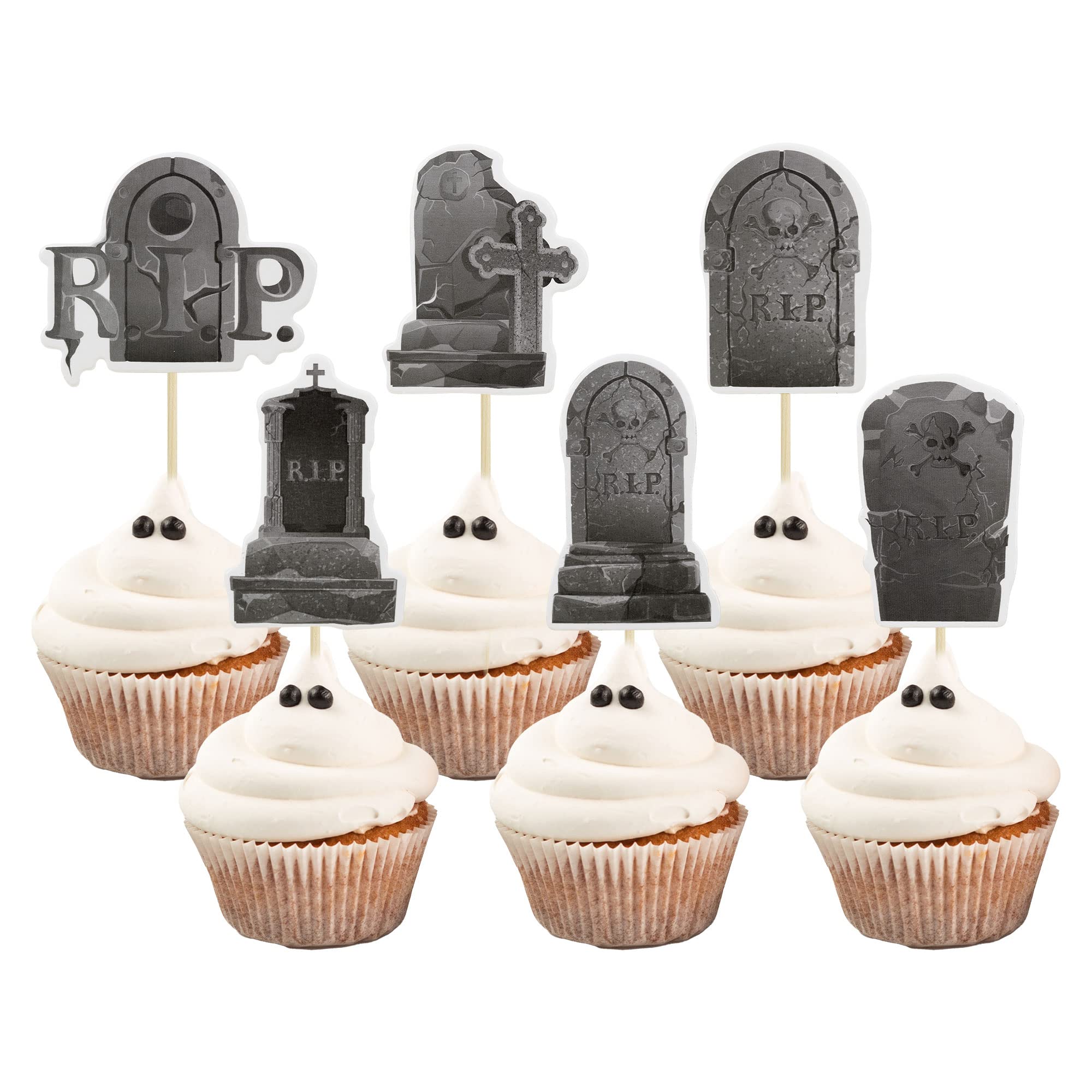 Tombstone Cupcake Picks