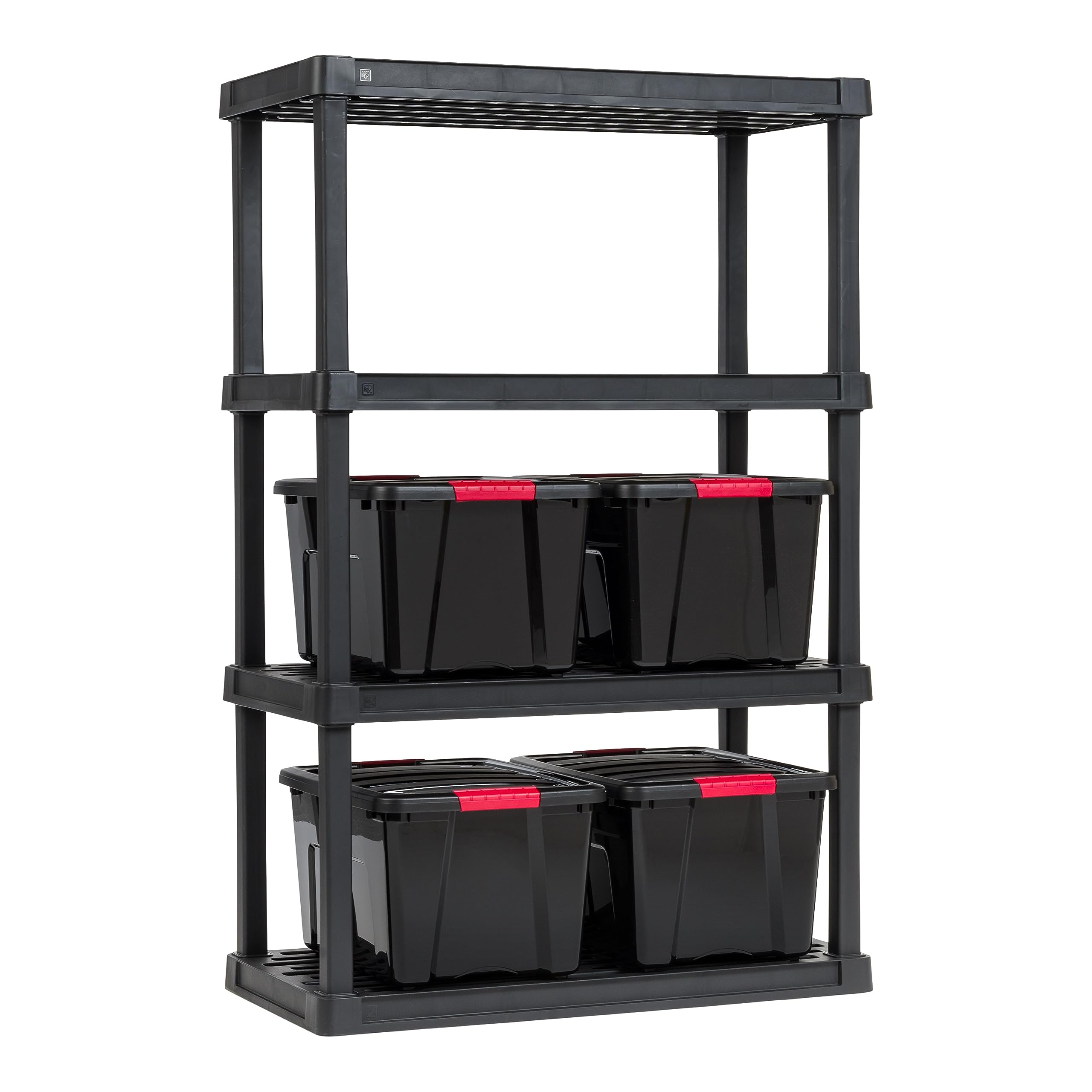 Shelving Units For Plastic Totes DIY 27 Gallon Tote Storage Rack Plans