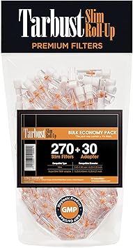Tarbust 300 Slim Cigarette Filter Tips Slim, Extra Slim and Roll Up ...