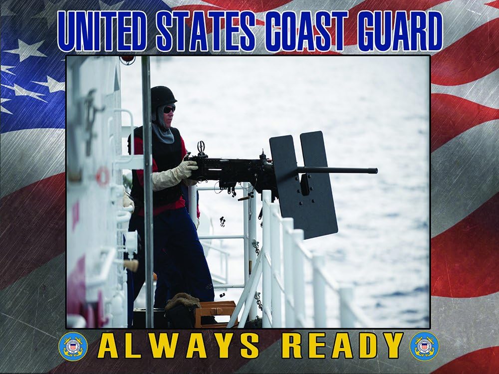 Amazon.com: Coast Guard Poster Coast Guard Gifts USCG 18X24 (CG17 ...