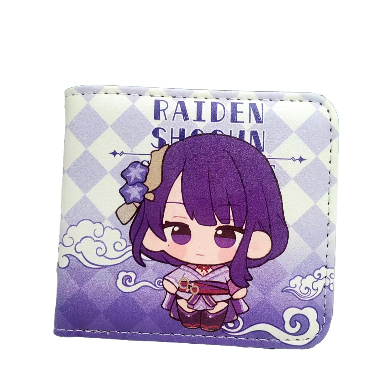 Chersegenshin Impact Wallet Genshin Impact Leather Bifold Bi Fold ...