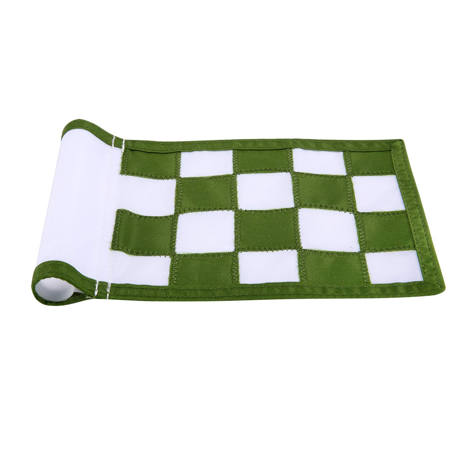 Snapklik.com : Nylon Golf Putting Green Flags - Solid & Checkered ...