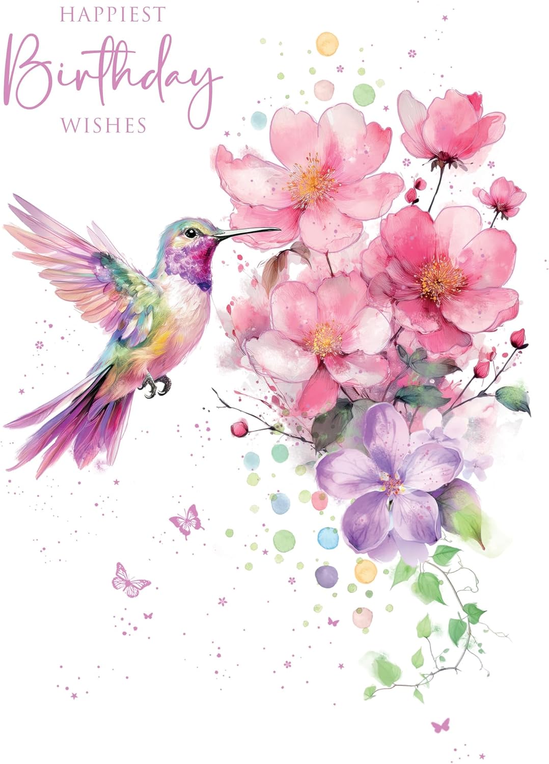 Cherry Orchard Ladies Happy Birthday Card, Floral Birthday card for Her ...
