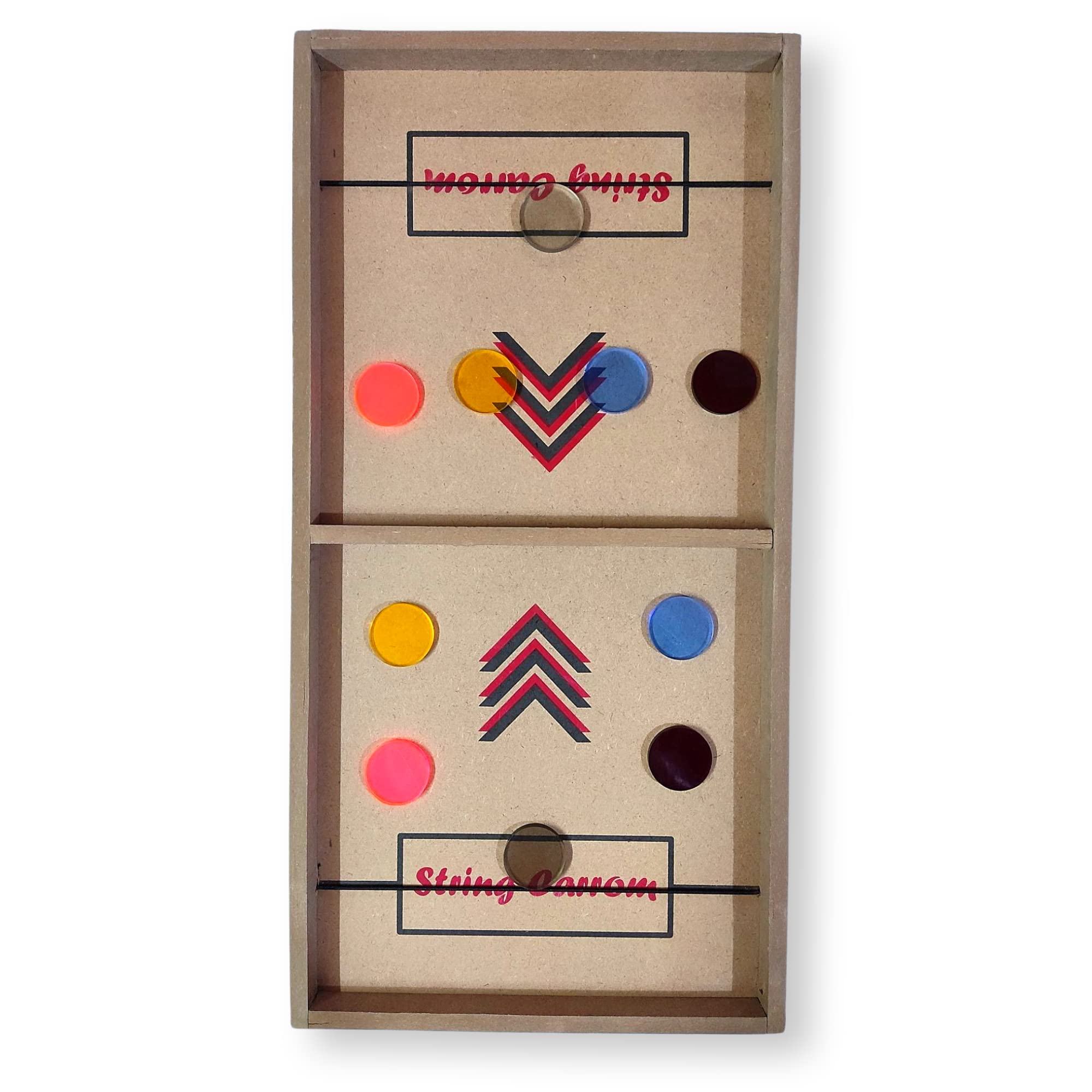 StoneSell Montessori Toy Fast-Sling Carrom Board Game Table Sling ...