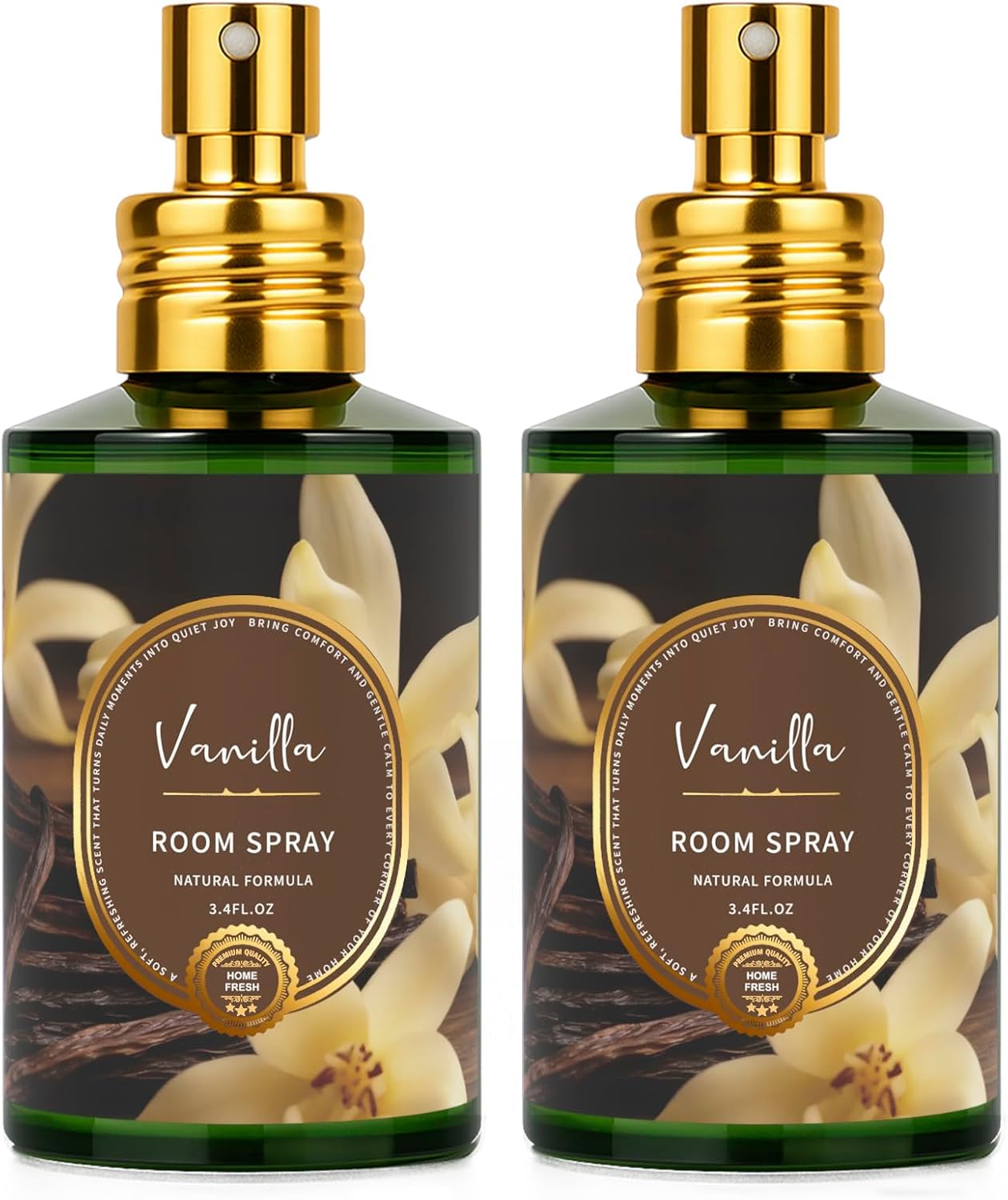Amazon.com: Vanilla Room Spray 2 Pack, 3.4oz/100ml Each – Long-Lasting ...