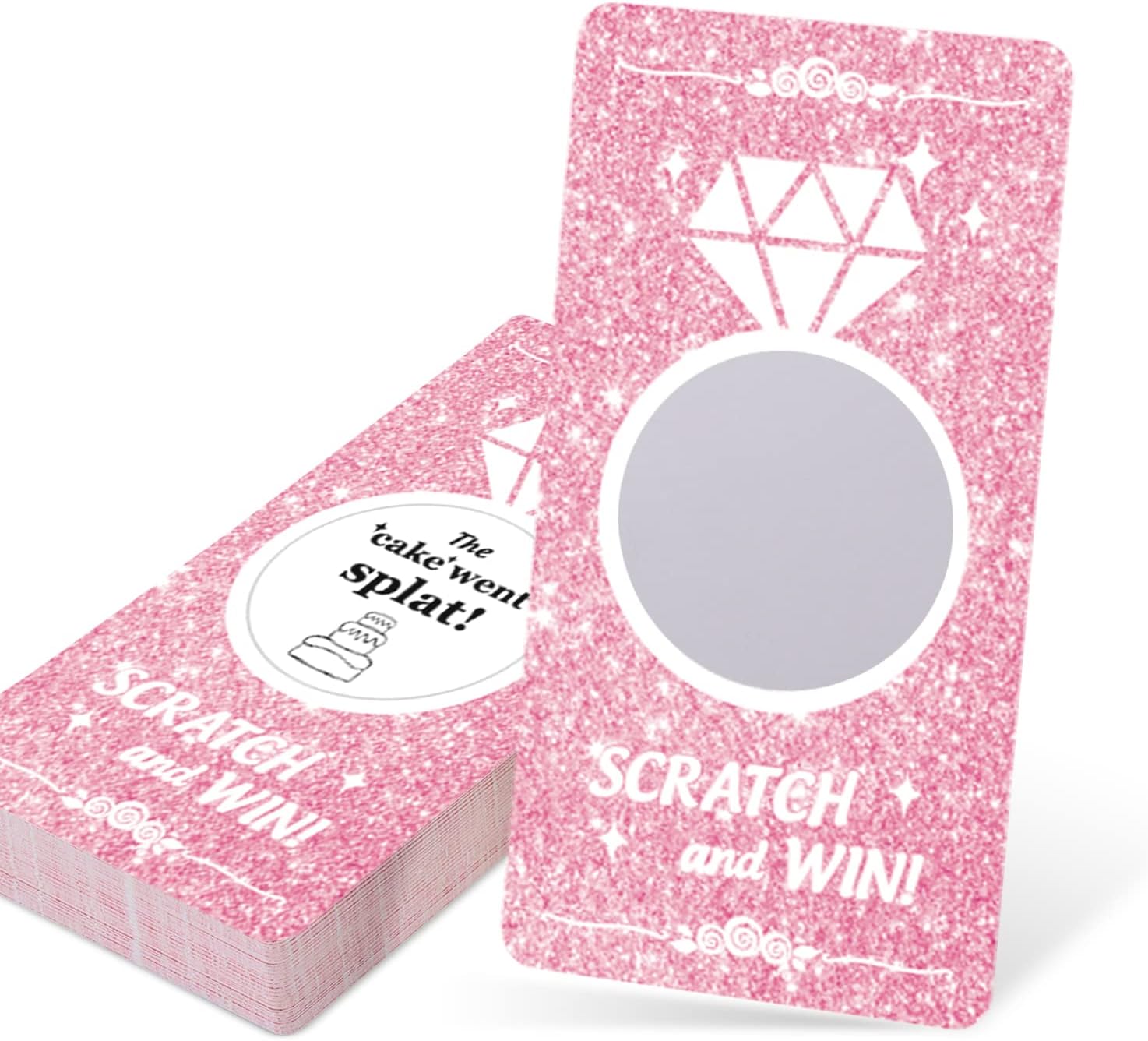 Amazon.com: Faisichocalato 48 Pack Bridal Shower Scratch Off Game ...