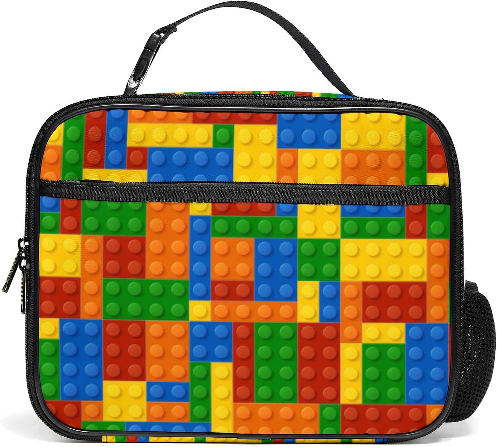 Amazon.com: Lego Minifigures Boys Girls Soft Insulated School Lunch Box ...